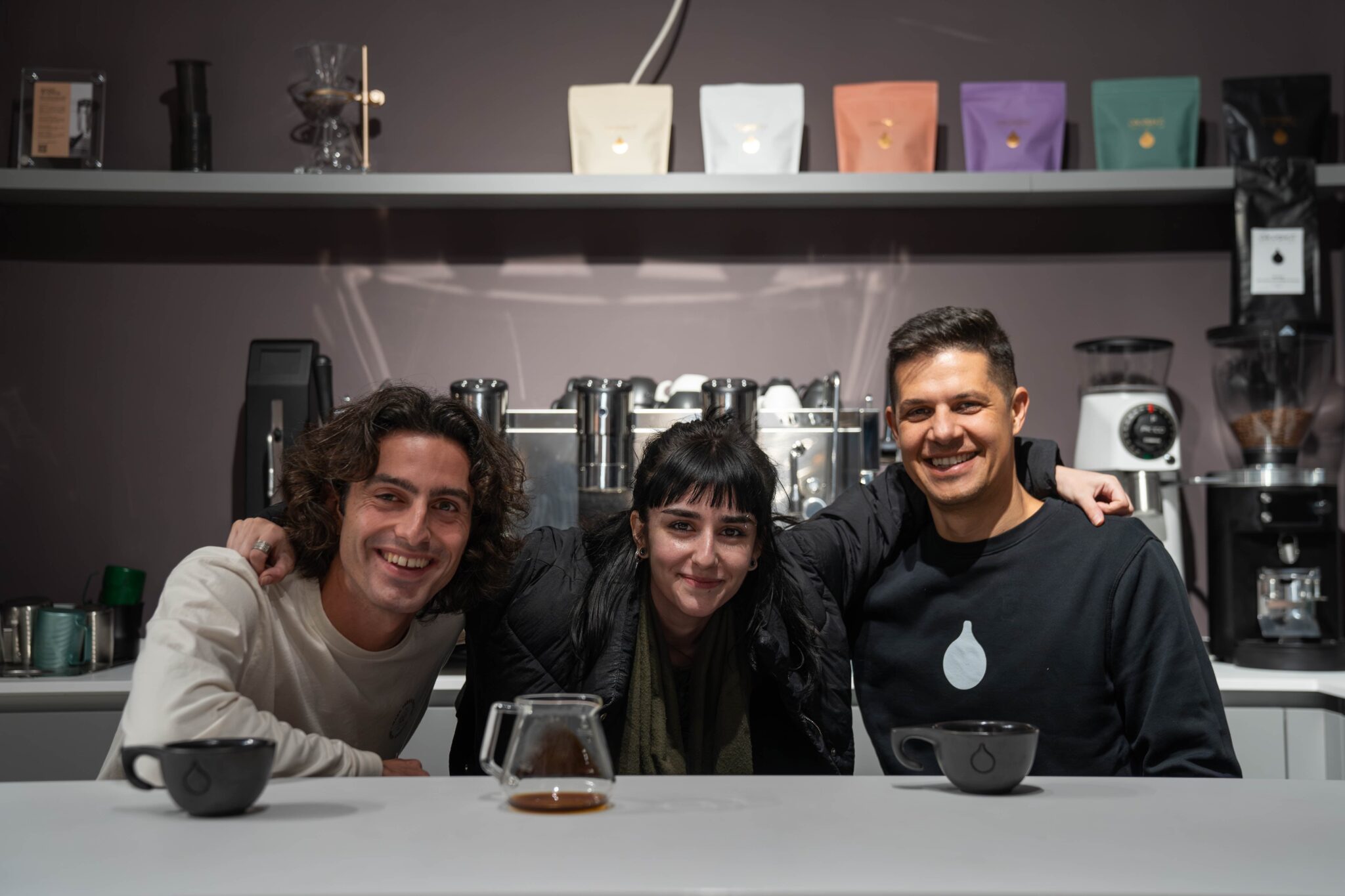 En la barra con Dropshot Coffee - Mare Terra Coffee